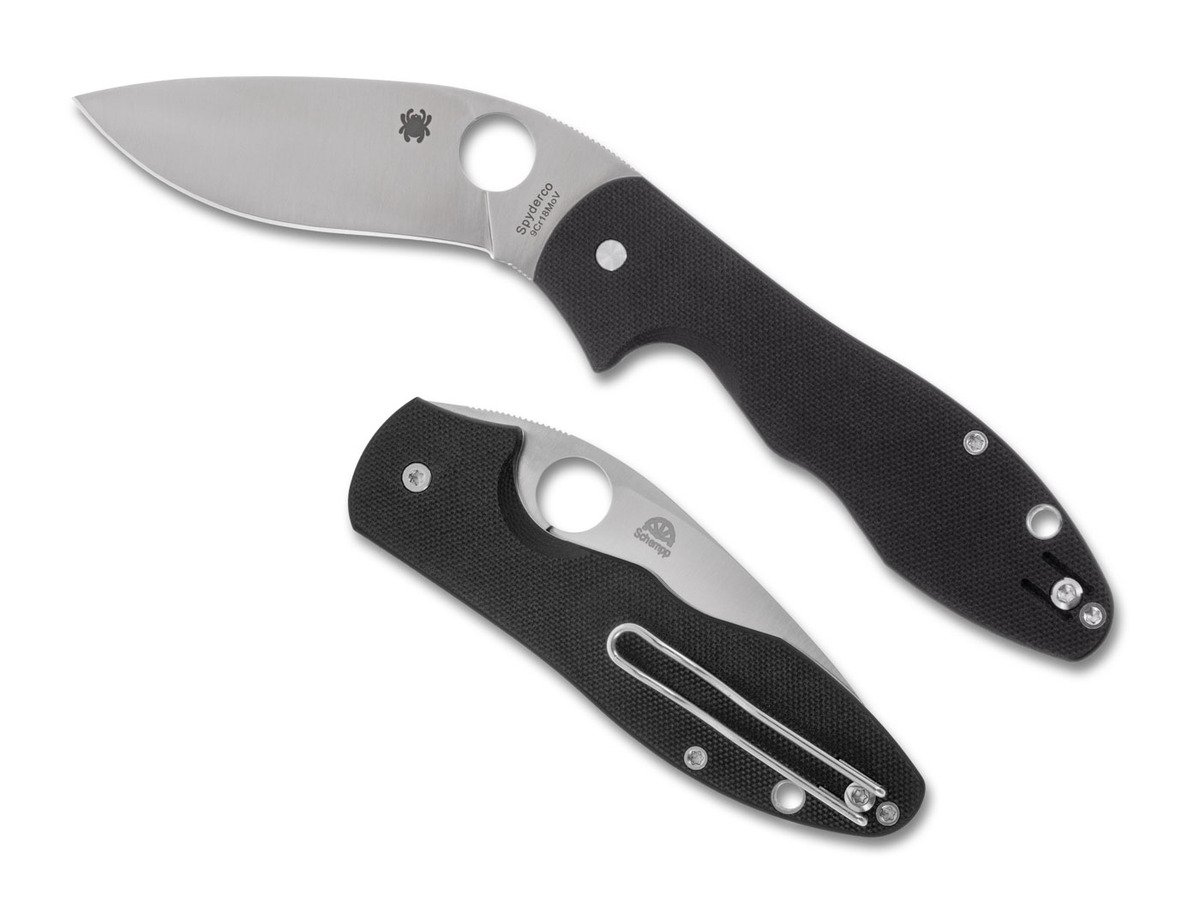 PREORDER - Spyderco Retract Schwarz G-10 PE | Dailygear